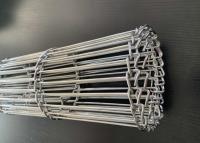 China SUS304 Flat Flex Conveyor Belt 300mm Width for Fish Processing Machine for sale