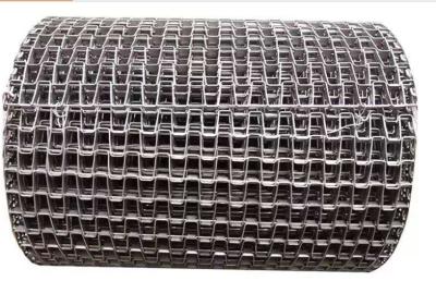 China Stainless Steel Flat Wire Mesh Belt Food Processing Conveyor Belt Flat Flex Wire Belt for Drying Cooling Washing for sale
