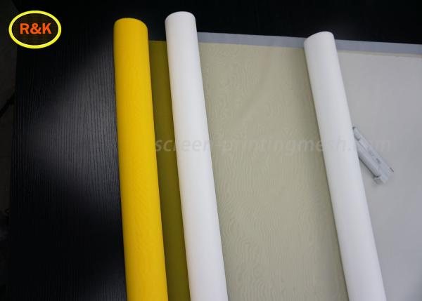 Schermo di nylon 100% del poliestere 300 che stampa Mesh Monofilament White/colore giallo/rosso