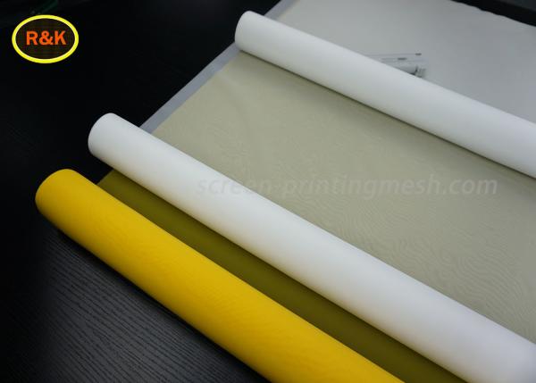 Schermo di nylon 100% del poliestere 300 che stampa Mesh Monofilament White/colore giallo/rosso
