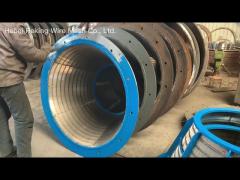 Industriële centrifuge roestvrij staal draadmaas Wedge draad mandje voor steenkool mineraal screening en uitdroging
