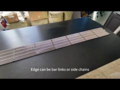304 steel eye link wire stainless mesh conveyor belt for tunnel freezer oven
