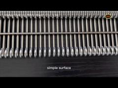 304 food grade stainless steel conveyor mesh belt for biscuit baking oven
