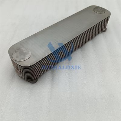 Cina 6212-61-2111 6212-61-2110 Radiatore elemento nucleo per 6D140 Motore 12PCS Oil Cooler elemento 6212612111 6212612110 in vendita