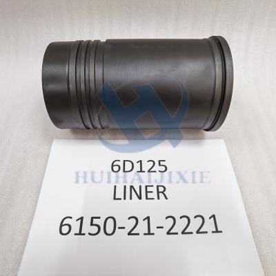 중국 코마쓰 PC400-8 6D125 엔진용 발굴기 예비 부품 실린더 라인어 키트 6150-21-2221 판매용