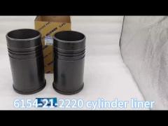 6154-21-2220 Cylinder Liner for Excavator PC400 PC450 PC490 Engine SA6D125E SAA6D125E Loader WA470 WA480 Liner 6154-212220