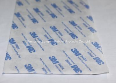 Cina La piccola gomma tagliata nera parte il cuscinetto del piede del silicone con nastro adesivo 3M9448 in vendita