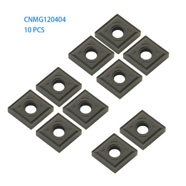 Quality Black CNC Blade Square Carbide Inserts For Steel Finishing CNMG120404-FV for sale
