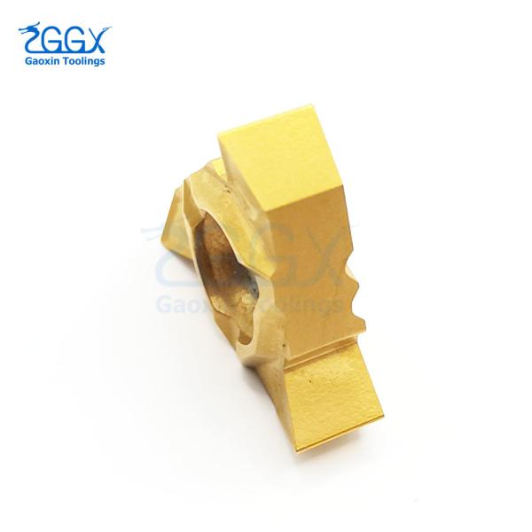 Quality Golden Cemented Carbide Threading Inserts Lathe Cutting 22.01NL-5.00GM for sale