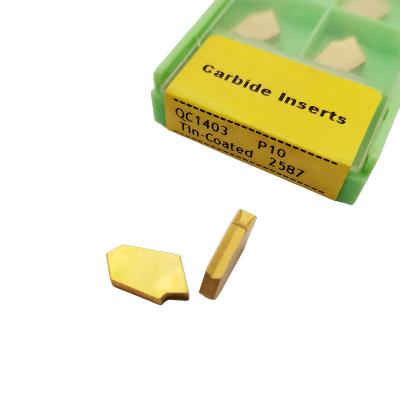 China Parting And Grooving Carbide Cut Off Inserts Multilayer Coated GQD404-GE for sale