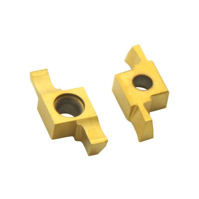 China Yellow Parting And Grooving Inserts Metal Turning CNC Tools Insert for sale
