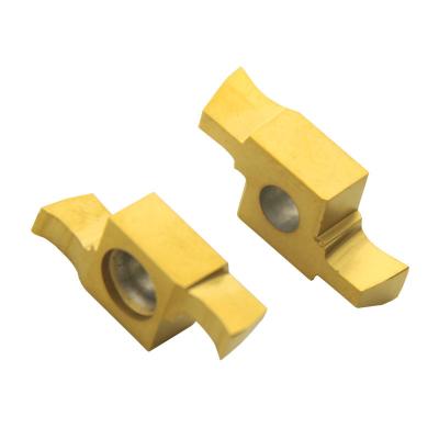 China Yellow Parting And Grooving Inserts Metal Turning CNC Tools Insert for sale