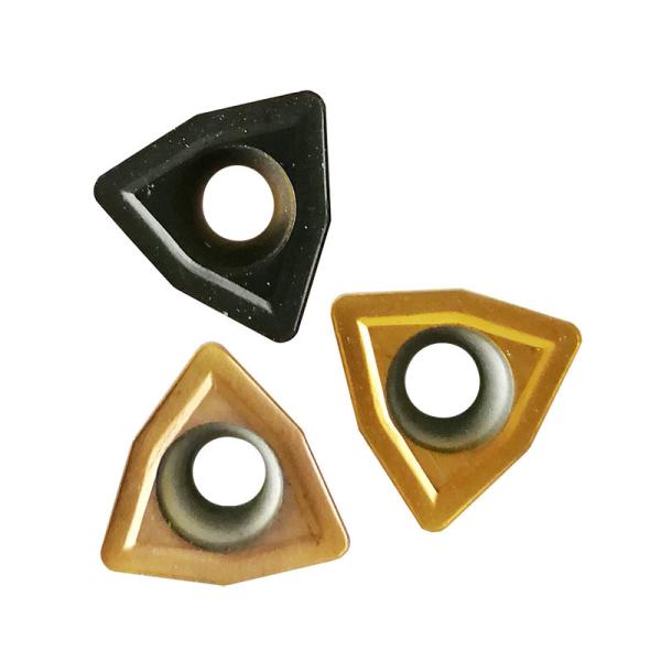 Quality WCMX Golden CNC Tungsten Carbide Lathe Inserts WCMX040208 CVD PVD Coating for sale