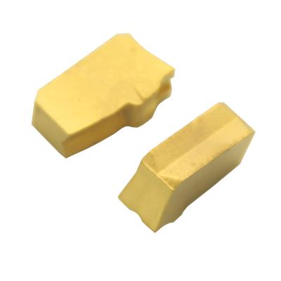 China CVD Coating Parting And Grooving Inserts Golden For CNC Machine Cutting Off for sale