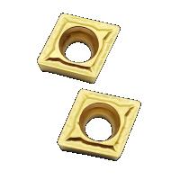 Quality Tungsten Carbide CVD Coated Inserts CCMT060204 For Lathe Turning Tool for sale