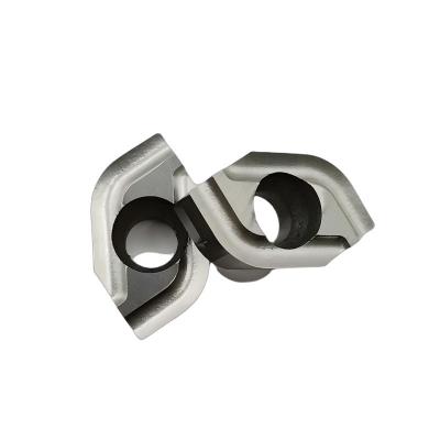 China Lathe Tool CNC Milling Inserts Silver Uncoated Carbide Inserts for sale
