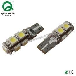 China LED Car Light T10 W5W 9pcs 5050 SMD Canbus LED 12VAC for sale