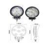China LED Work Lamp/ Headlamp Round Light for LED Headlamp for sale