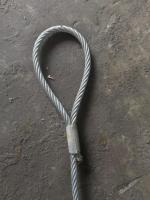 China Steel Wire Rope Galvanized 6*36WS+IWRC 20mm-120mm 1770/1960Mpa Loop-Loop Thimble-Thimble for sale
