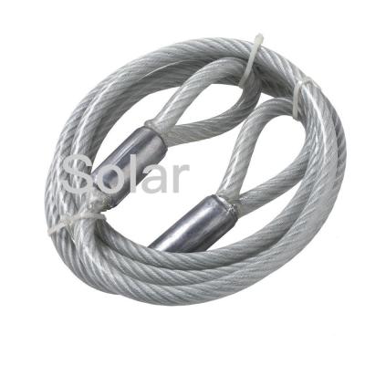 Cina Imbracatura meccanicamente impiombata del cavo di cavo del ditale con la superficie ricoperta PE del PVC in vendita