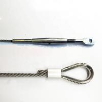 China Solar Hoist Pressed Thimble Eye Wire Rope Rigging for sale