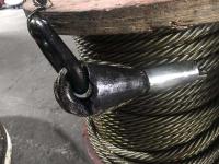 China Mooring Spelter Socket Alloy Link Loop Wire Rope Sling for sale