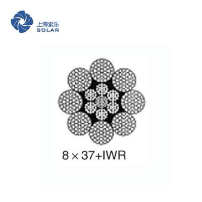Cina Il marinaio ha galvanizzato il cavo metallico del acciaio al carbonio della gru 8x37+IWR 8x37+FC in vendita
