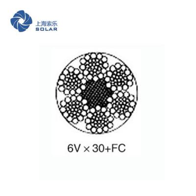 Cina Cavo metallico marino del acciaio al carbonio di 6Vx30+IWR 6Vx30+FC in vendita