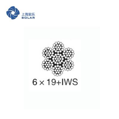 Cina Cavo metallico di sollevamento marino del acciaio al carbonio di 6x19+IWS 6x19+FC in vendita