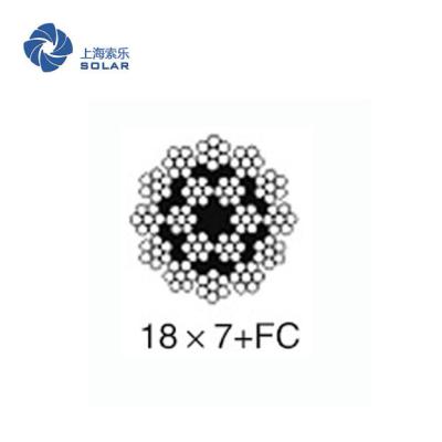 中国 電流を通される18x7+FCクレーンのための非回転ワイヤー ロープの吊り鎖を高く上げます 販売のため
