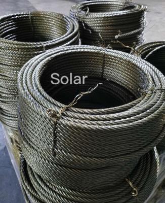 China Corda de fio galvanizada resistente do metal 18xK7+IWS à venda