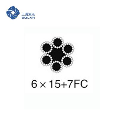 Cina La rete 6x15+7FC Bunding di flagellazione delle merci ha galvanizzato la corda d'acciaio in vendita