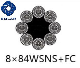 Cina Cavo metallico elettrico dell'acciaio della gru delle parti 8x84WSNS+FC in vendita