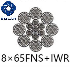 Cina Cavo metallico ad alta resistenza dell'acciaio di Derricking 8x65FNS+IWR in vendita