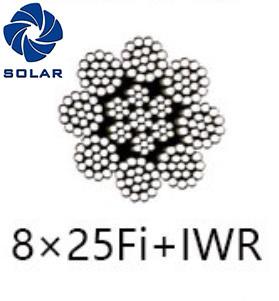 Cina La linea galvanizzata ha contattato il cavo metallico dell'acciaio 8x25Fi+IWR in vendita