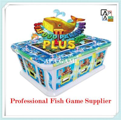 China 3/4/6/8/10P Vgame Seafood Paridise 2 Plus Suchi Fish Shooting Arcade Vending  Game Machine for sale