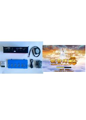 China Goddess of Mercy  Equipment Catching Fish Coin Pusher 3/4/6/8/10 Players Arcade Game Board for sale