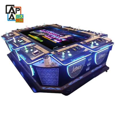 China Luxury Life Cheap Original 3/4/6/8/10 Players Fish Shooting Gaming  Amusement Fishing Game Machine for sale