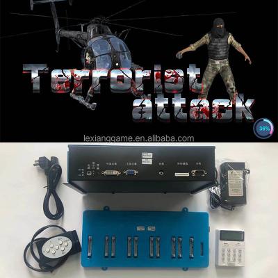 China Terrorist Attack High Quality 10 Players  Fish Table  Machine APP Fishing Hunter Skill Gaming Board for sale