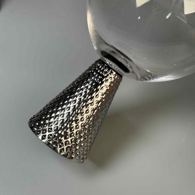 China Elektroplaten met diamantbasis wijnglasset Te koop