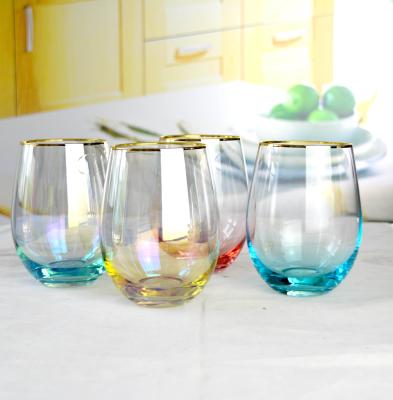 Cina Rim Crystal Wine dorato in vendita