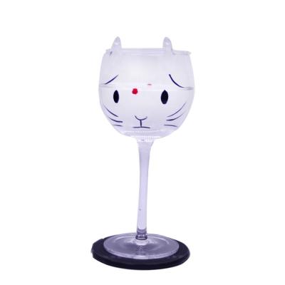 Cina Cat Shaped 400ml Crystal Balloon 14 vetri di vino di Oz in vendita