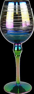 Cina I cerchi del laser modellano il gambo iridescente di Crystal Wine Glass With Pearl in vendita