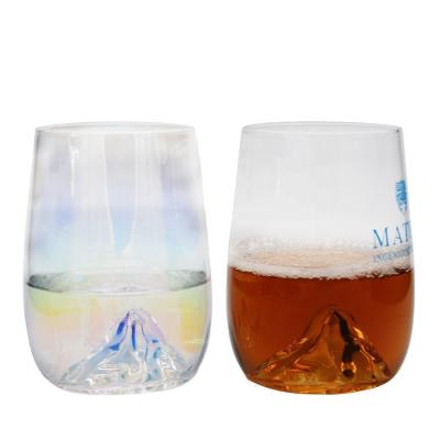 China 14 oz-Whiskyglazen met de Creatieve Bodem van Ijsmontain Te koop