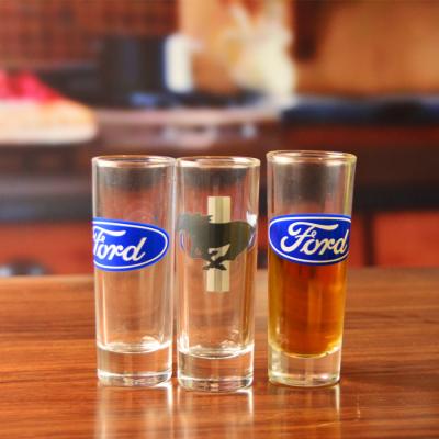 Cina Vetri di colpo di promozione 2oz con Logo Unique Shot Glasses in vendita