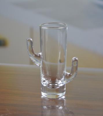 Cina Vetro di colpo di tequila del cactus di Oz del cristallo 2 di favori di nozze in vendita