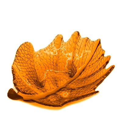 Chine Plats décoratifs uniques de chargeur de feuille d'érable pour le casse-croûte à vendre
