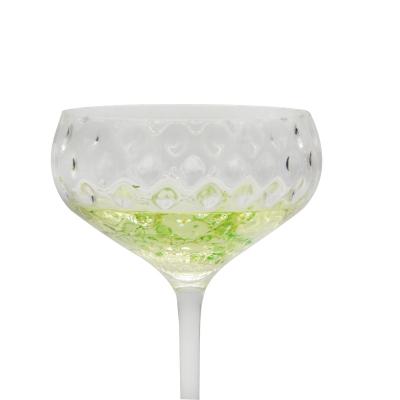 Cina Forma ottica Crystal Cocktail Glasses gigante dell'ananas in vendita