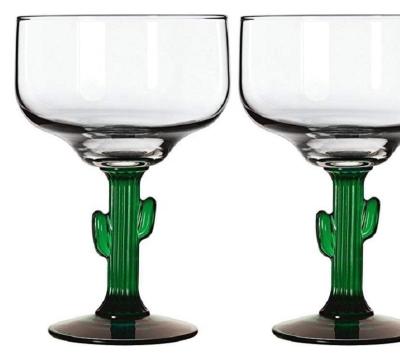 Chine Verres de Martini de cru de rond de Stemed d'usine de cactus d'Institut central des statistiques à vendre
