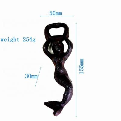 Cina Apribottiglie su misura del vino del ghisa della sirena per Antivari in vendita